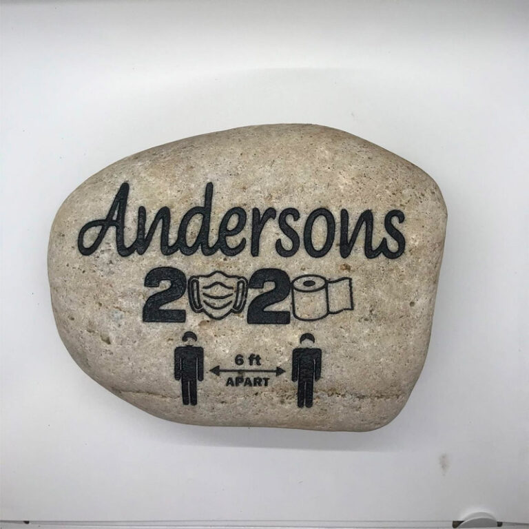 Custom Engraved River Rocks With Names | GOC Engraved Rocks