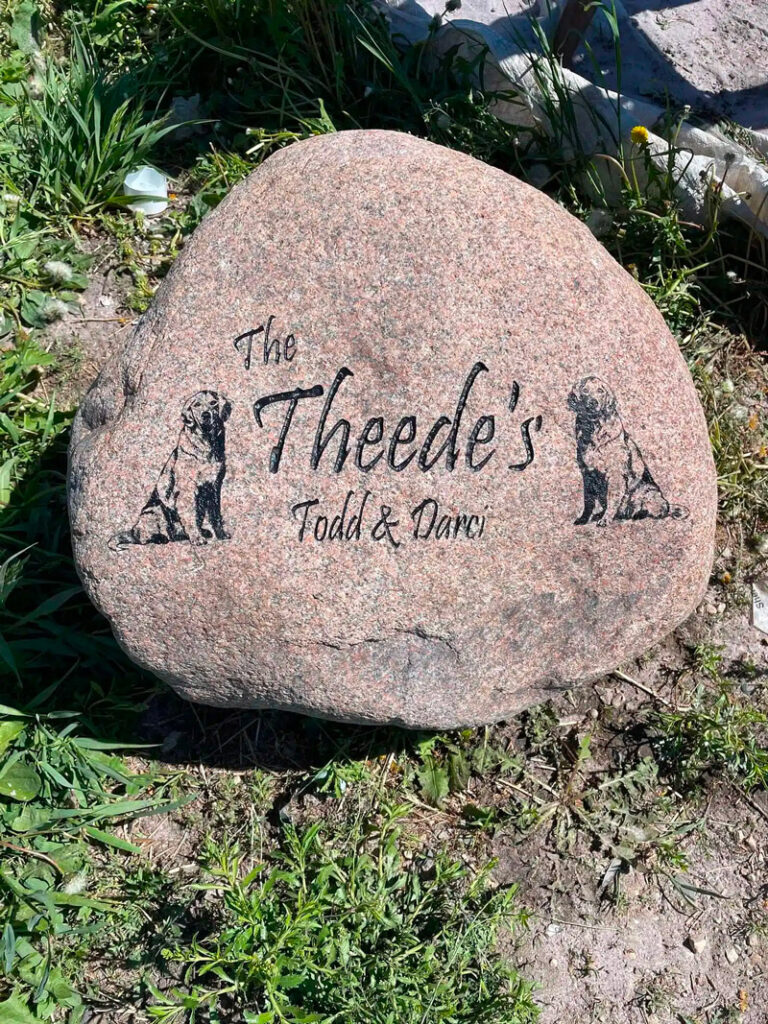 Custom Engraved River Rocks With Names | GOC Engraved Rocks