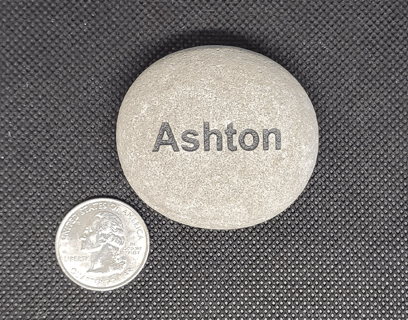 Small Engraved Rocks With Custom Names | GOC Engraved Rocks