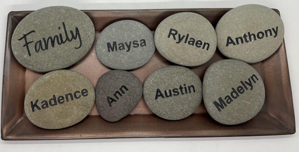 Family Rocks | 15% Off | GOC Engraved Rocks
